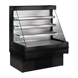 Zoin FP929-100 Mandy Low Profile Multi Deck Display Fridge Black 1000mm ...