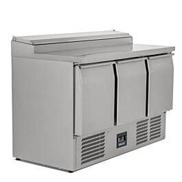 Blizzard BCC3EN 3 Door Refrigerated 1/1 Gastronorm Preparation Counter ...