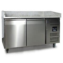 Blizzard BPB1500 2 Door Refrigerated Pizza Preparation Counter, 390 ...
