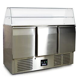 Blizzard BPD3 3 Door Refrigerated 1/1 Gastronorm Preparation Counter ...