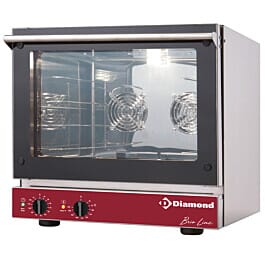 Diamond Electric BRIO43/X-P Convection Oven 4 Shelves, 460mm x 340mm ...