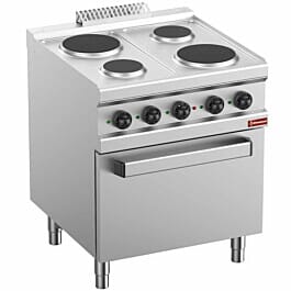 Diamond C4EF7-BF 4 Round Plates Electric Range with Oven, 13.5kW ...