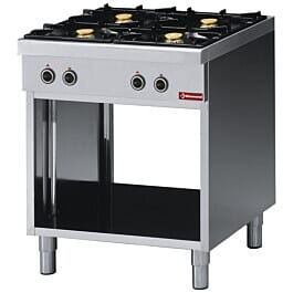 Diamond G65/4BP7-EN 4 Burner Gas Oven Range on Open Cupboard ...