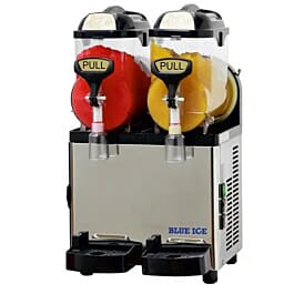Blue Ice Machines MI7.5X2 Stainless Steel Slush Machine, 2 x 7.5 Litres
