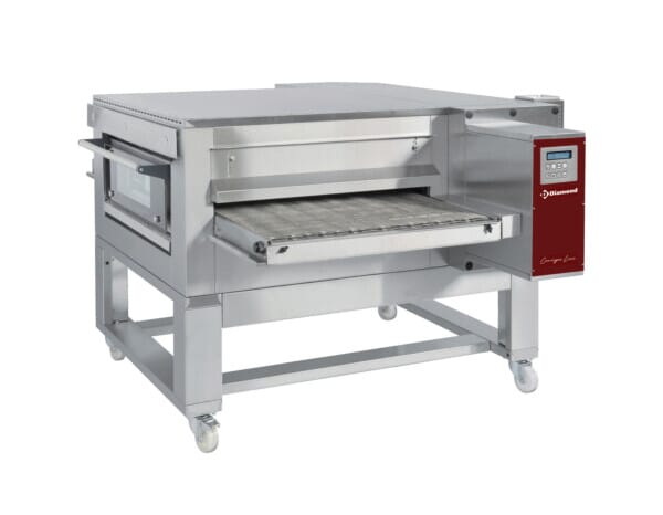 Diamond FTEV80/120-N Electric Conveyor 1 Chamber Pizza Oven with Heat ...