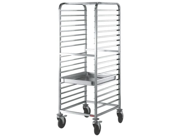 Diamond CG220/B Stainless Steel Plate Trolley, 20 x 2/1 GN | Alexanders ...