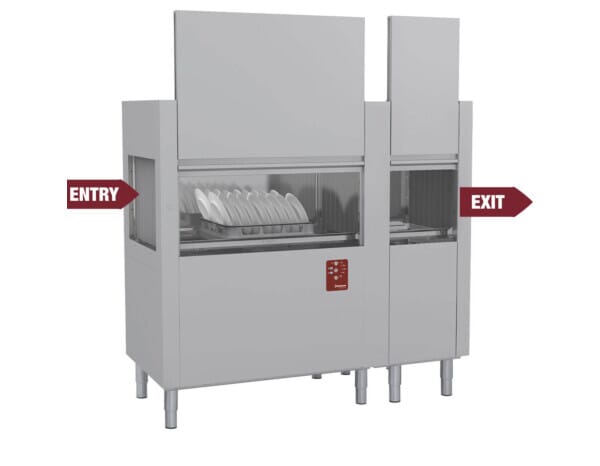 Diamond DATIC20E/7-230/3- Frontloading Dishwasher with Traction Drawn ...