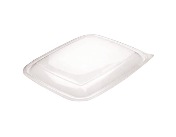 Fastpac Large Rectangular Food Container Lids 1350ml / 48oz (Pack of ...
