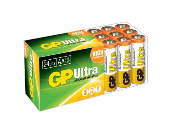 GP Ultra Battery Alkaline AA (Pack of 24) - (Code: FS712) | Alexanders ...