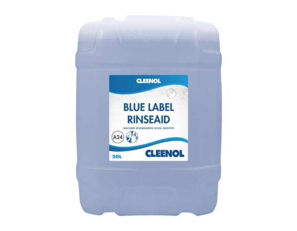 Cleenol Blue Label Dishwasher and Glasswasher Rinse Aid 20Ltr - (Code ...