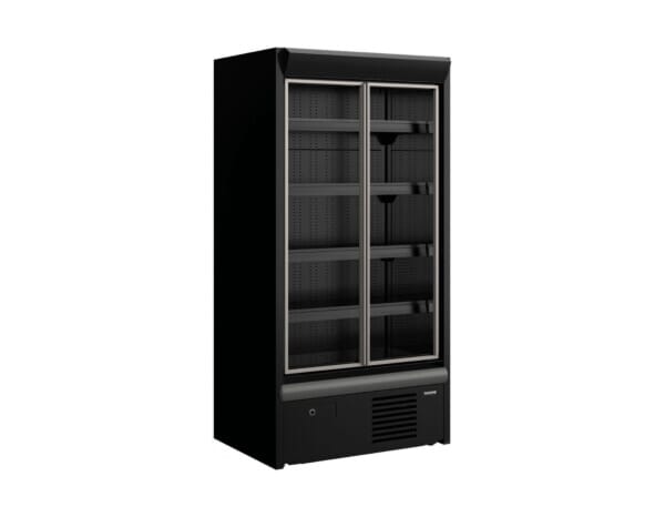 Tefcold GALAXY G10 FGD BLACK Multideck Display with Doors, 1022mm