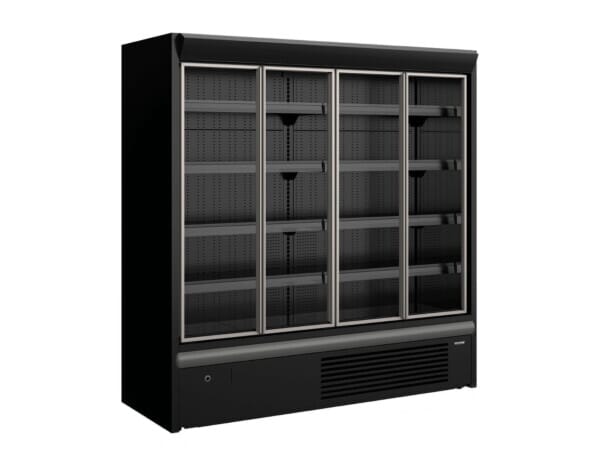 Tefcold GALAXY G20 FGD BLACK Multideck Display with Doors, 1959mm