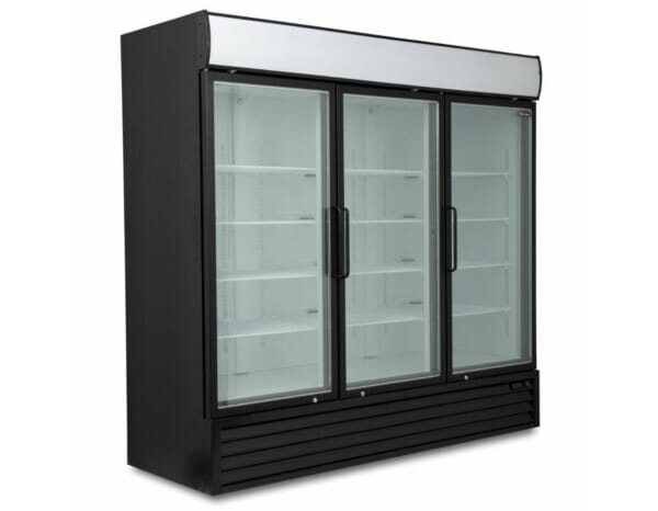 Blizzard GDF1800 Triple Door Upright Freezer Merchandiser, 1750 Litres ...