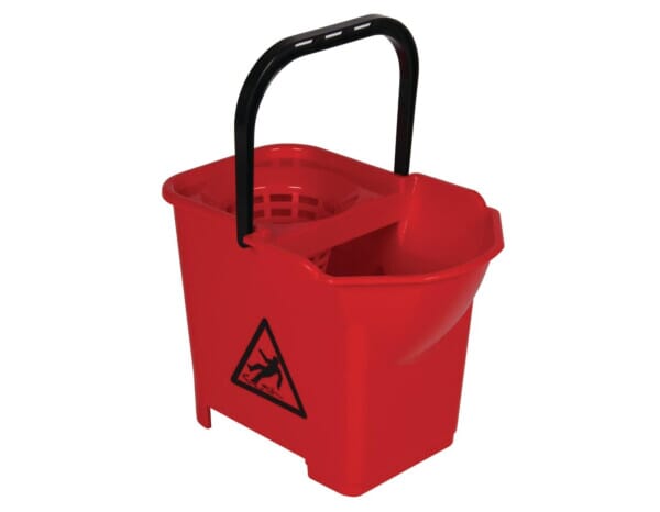 Jantex Colour Coded Mop Bucket Red - (Code: S222) | Alexanders Direct